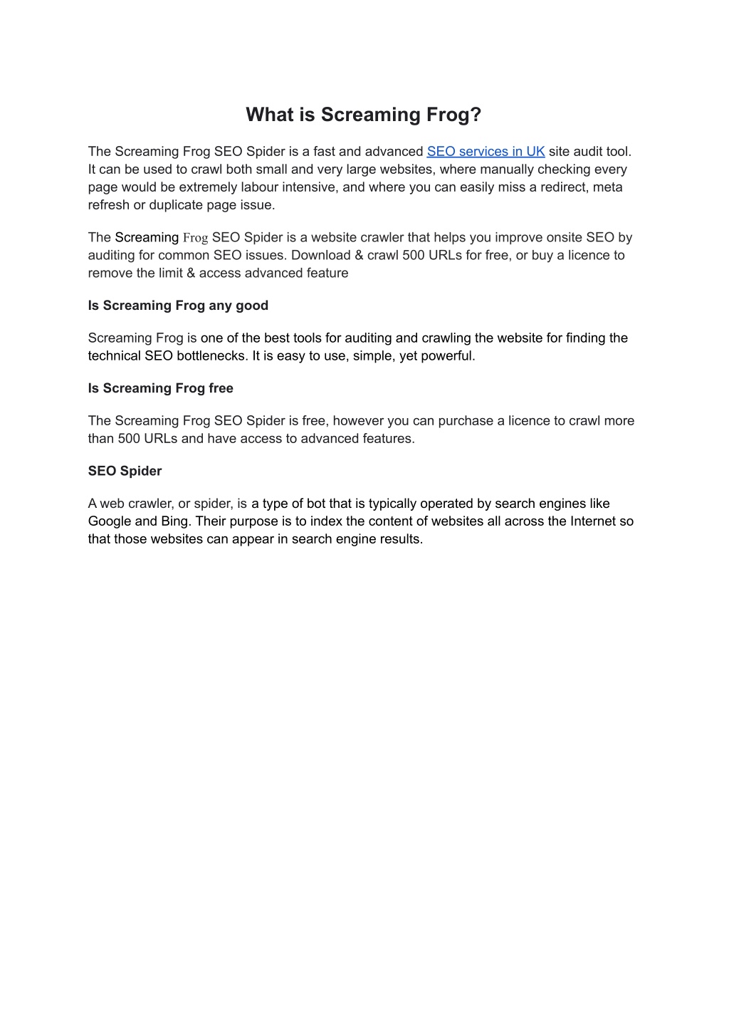 PPT - What is Screaming Frog PowerPoint Presentation, free download ...