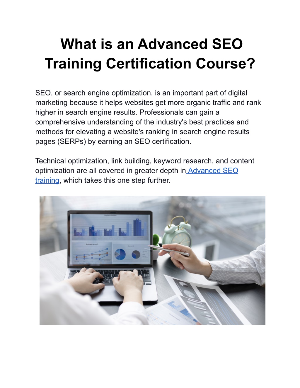 PPT - What is an Advanced SEO Training Certification Course PowerPoint ...