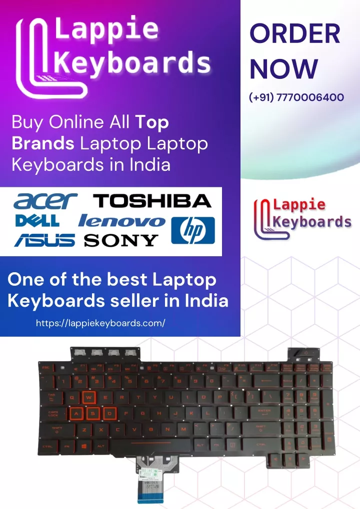 PPT - Buy best quality laptop Keyboards of all brands at a Reasonable ...
