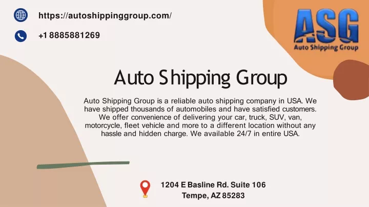 PPT - Auto Shipping Group PowerPoint Presentation, free download - ID ...