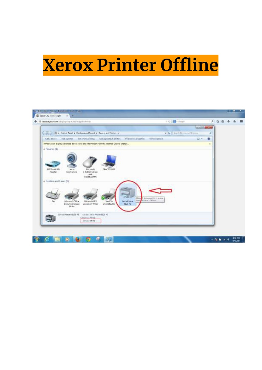PPT - Instant Guide to Fix Xerox Printer Offline Issue | HowToSetup PowerPoint Presentation - ID ...