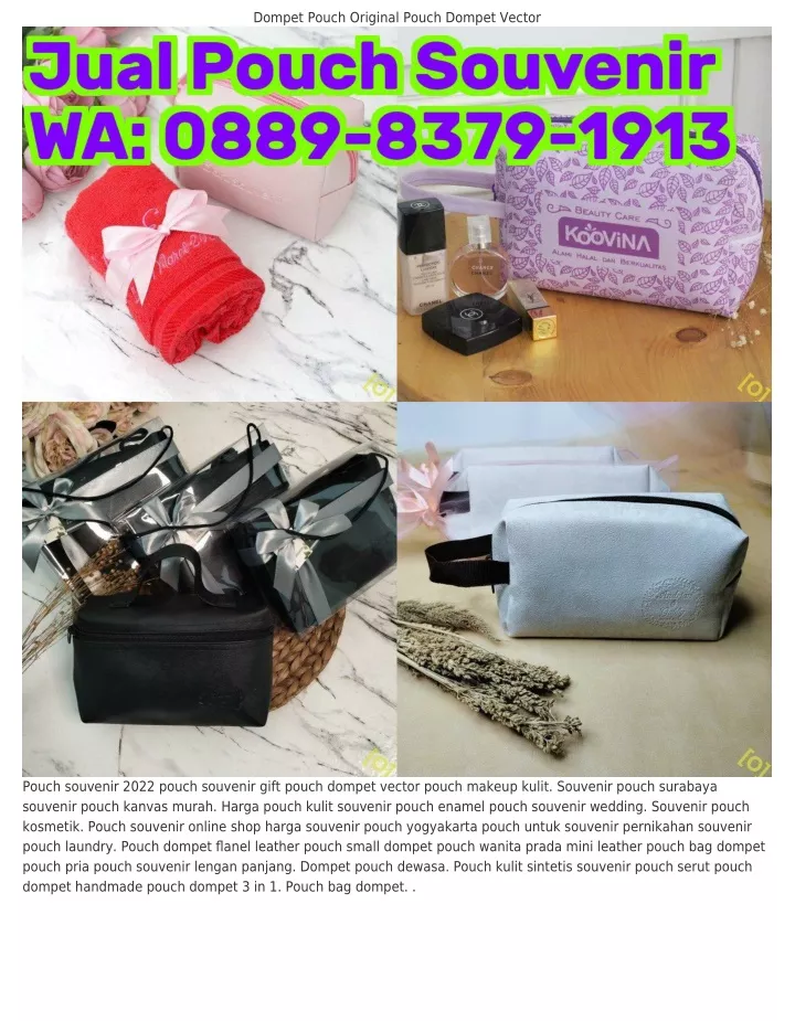 PPT - 088ᑫ~83ᜪᑫ~IᑫI3 (WA) Souvenir Pouch Vintage Souvenir Pouch Renang ...