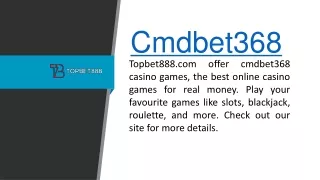 PPT - Cmdbet368 Topbet888 PowerPoint Presentation, free download - ID ...