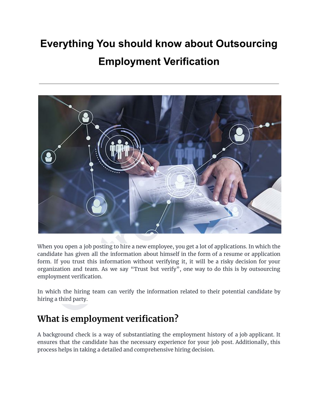 PPT - Everything You should know about Outsourcing Employment ...