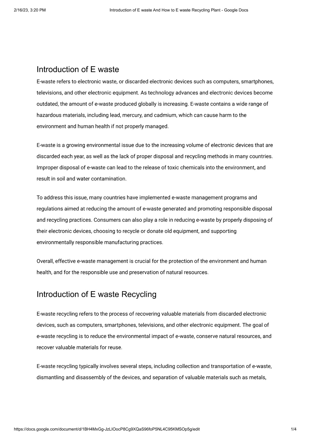 PPT - Introduction Of E-Waste PowerPoint Presentation, free download ...