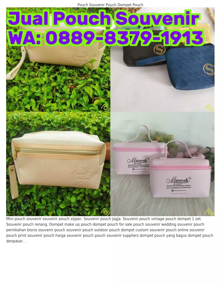 PPT - ౦889_83ᜪ9_1913 (WA) Tas Souvenir Pouch Harga Souvenir Pouch ...