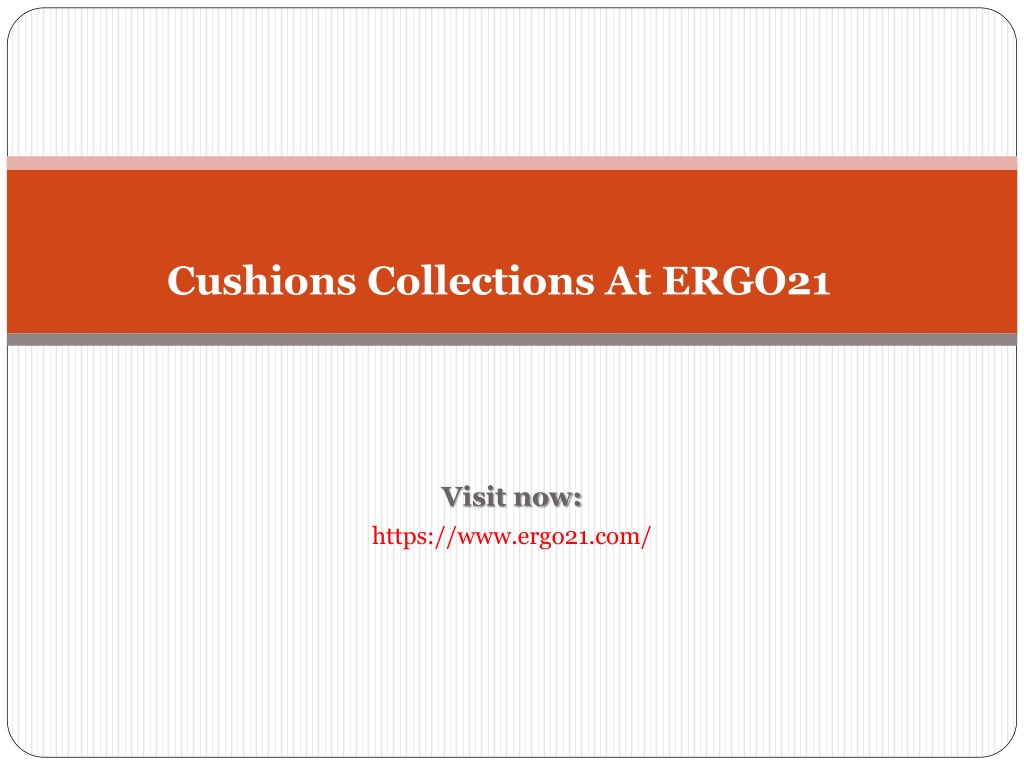 PPT - Cushions Collections PowerPoint Presentation, free download - ID ...