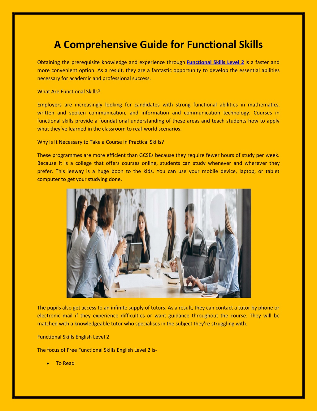 PPT - A Comprehensive Guide for Functional Skills PowerPoint ...