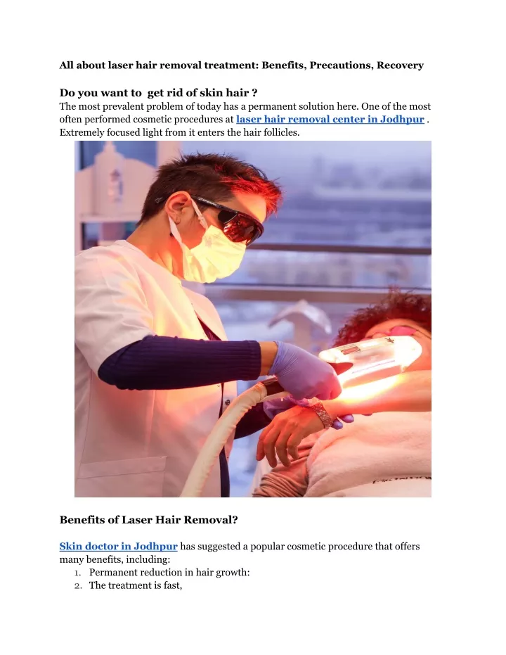 Ppt All About Laser Hair Removal Treatment Benefits Precautions