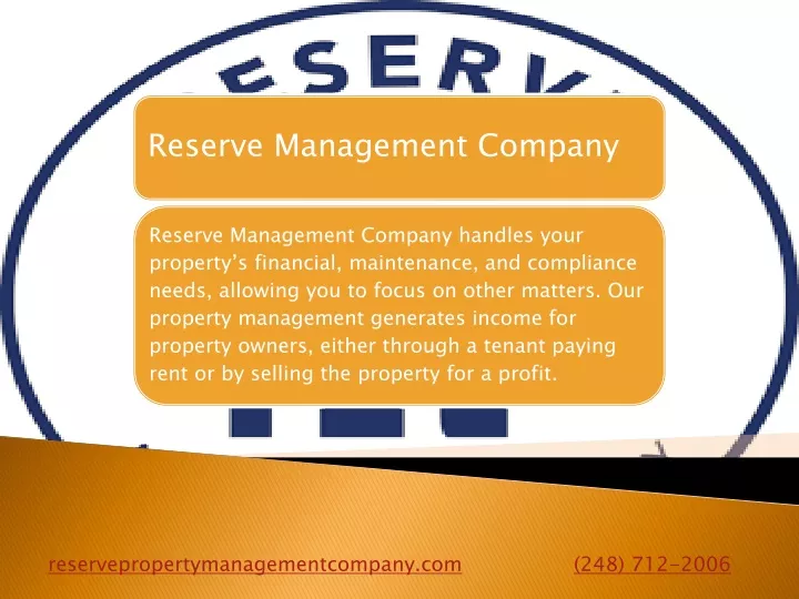 PPT - Reserve Management Company PowerPoint Presentation, free download ...