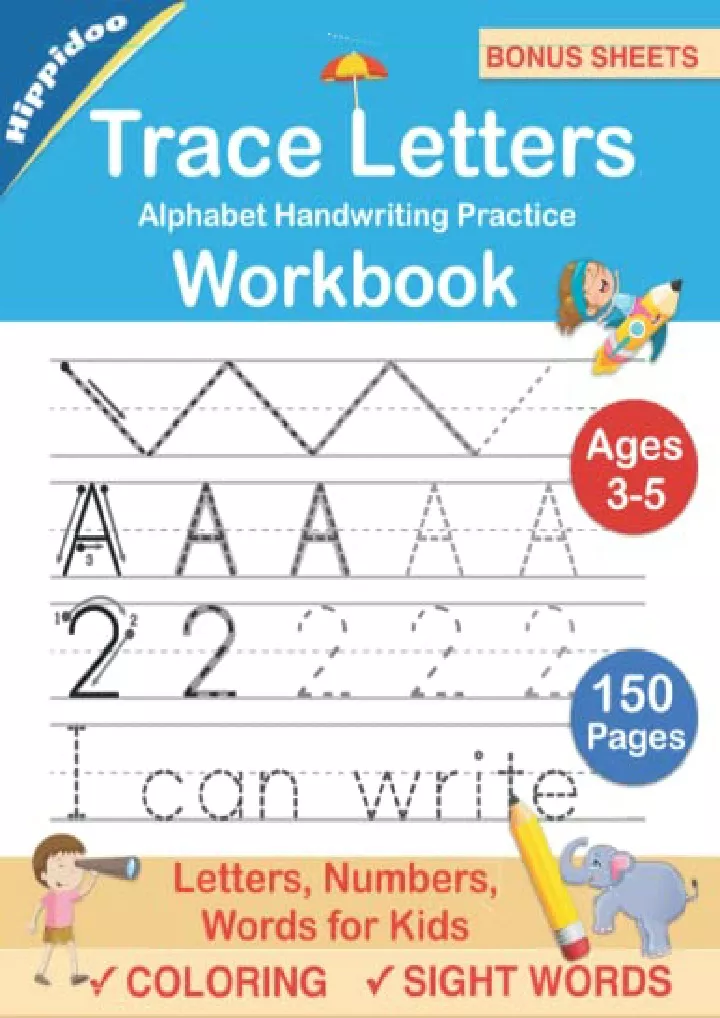 PPT - ‹download› [pdf] Trace Letters: Alphabet Handwriting Practice ...