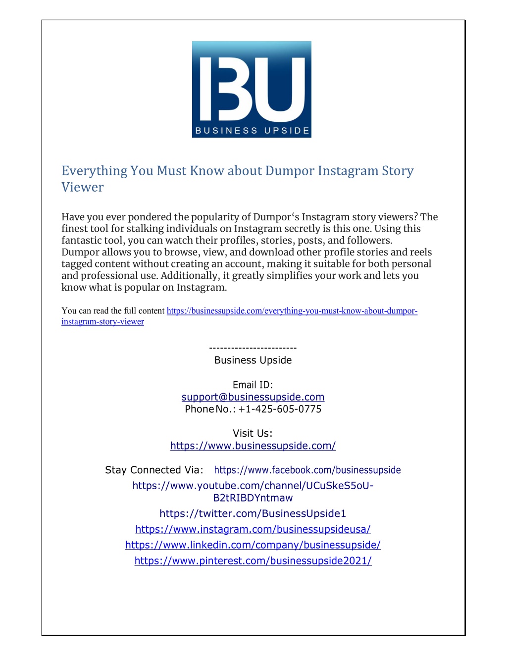 PPT - Everything You Must Know about Dumpor Instagram Story Viewer (1 ...