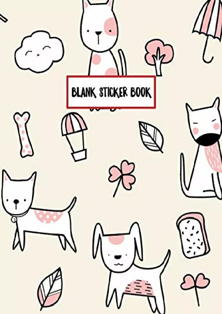 PPT - free pdf Blank Sticker Book: Dog Themed Sticker Journal for Kids ...