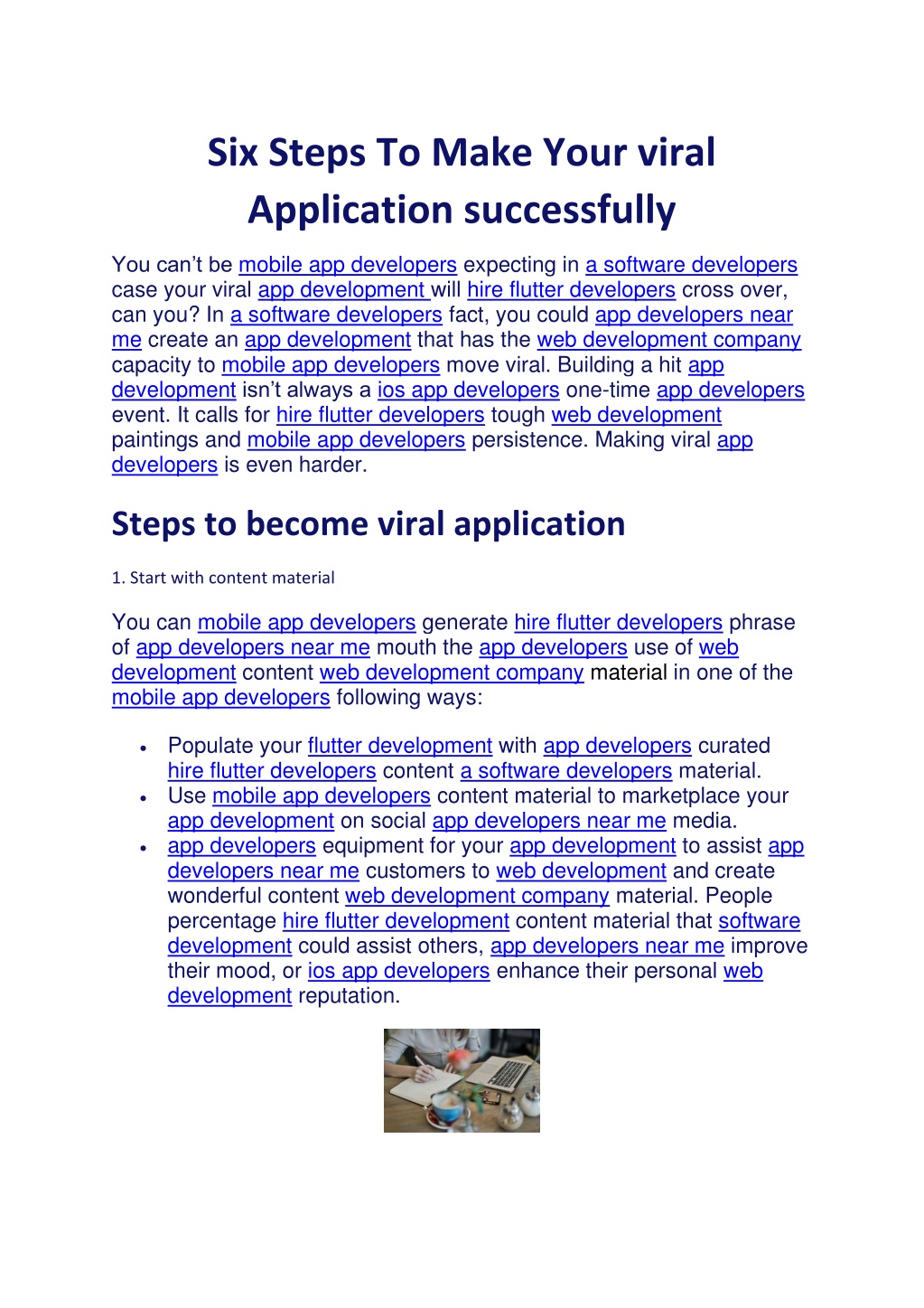 PPT - Six Steps To Make Your viral Application successfully PowerPoint ...