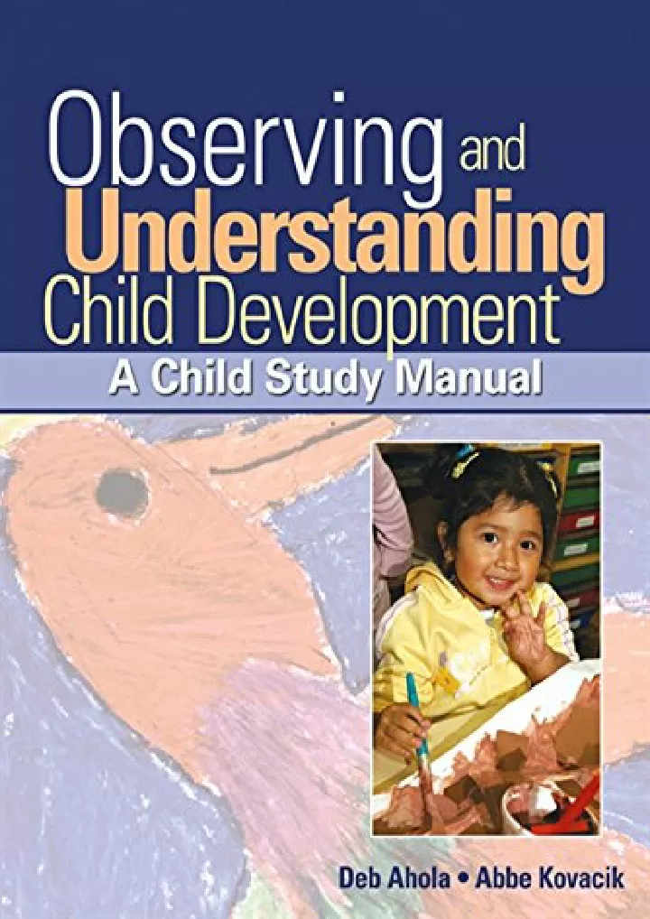 PPT - READ (EBOOK) Observing and Understanding Child Development: A ...