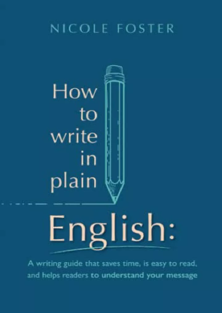 PPT - download How To Write In Plain English: A Writing Guide That ...