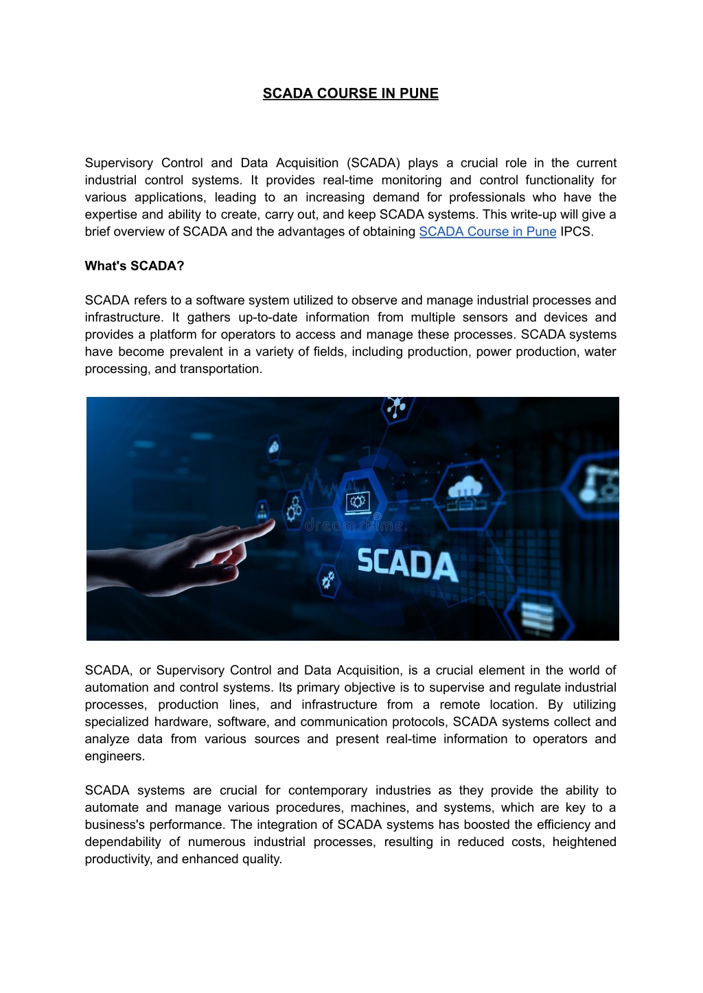 PPT - SCADA 2- SCADA COURSE IN PUNE PowerPoint Presentation, free ...