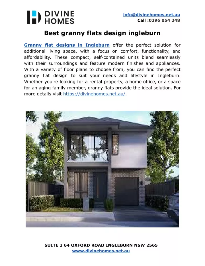 PPT - Best granny flats design ingleburn PowerPoint Presentation, free download - ID:12000583