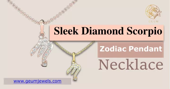 PPT - Sleek Diamond Scorpio Zodiac Pendant Necklace - A Timeless ...