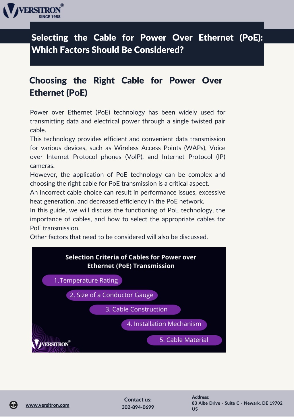 PPT - Versitron-Power-over-Ethernet-(PoE) PowerPoint Presentation, free ...