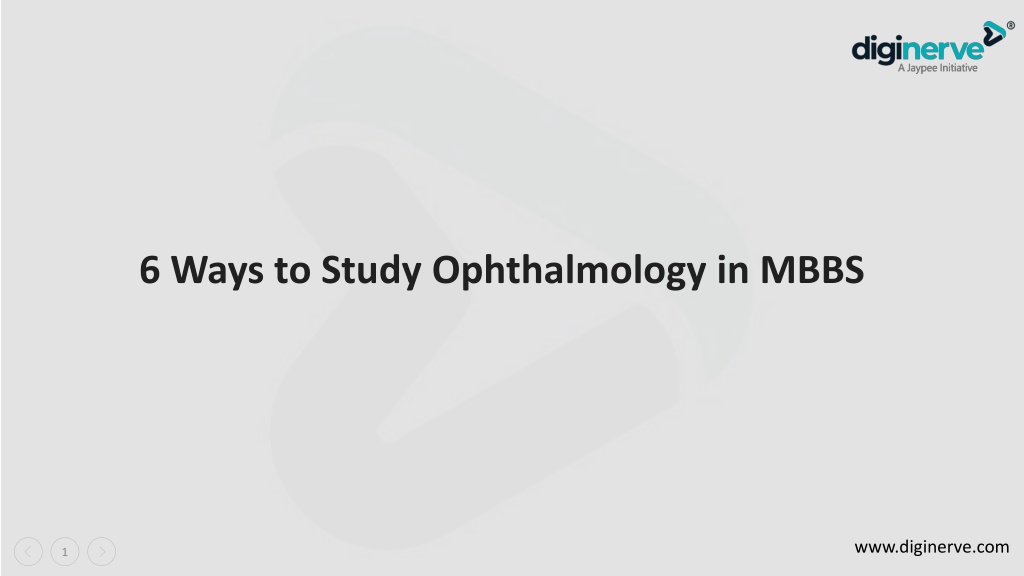 PPT - 6 Ways to Study Ophthalmology in MBBS PowerPoint Presentation ...