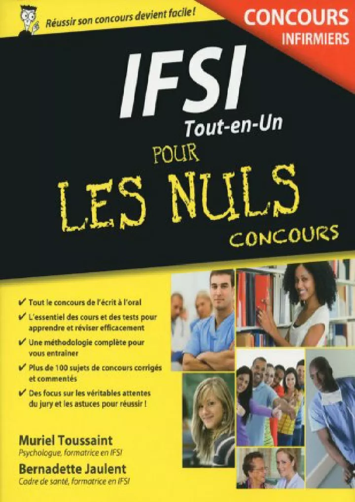 PPT - free pdf IFSI tout-en-un pour les nuls concours PowerPoint Presentation - ID:12008613