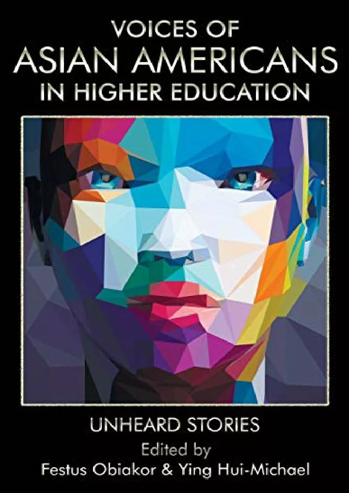 PPT - free download [pdf] Voices of Asian Americans in Higher Education ...