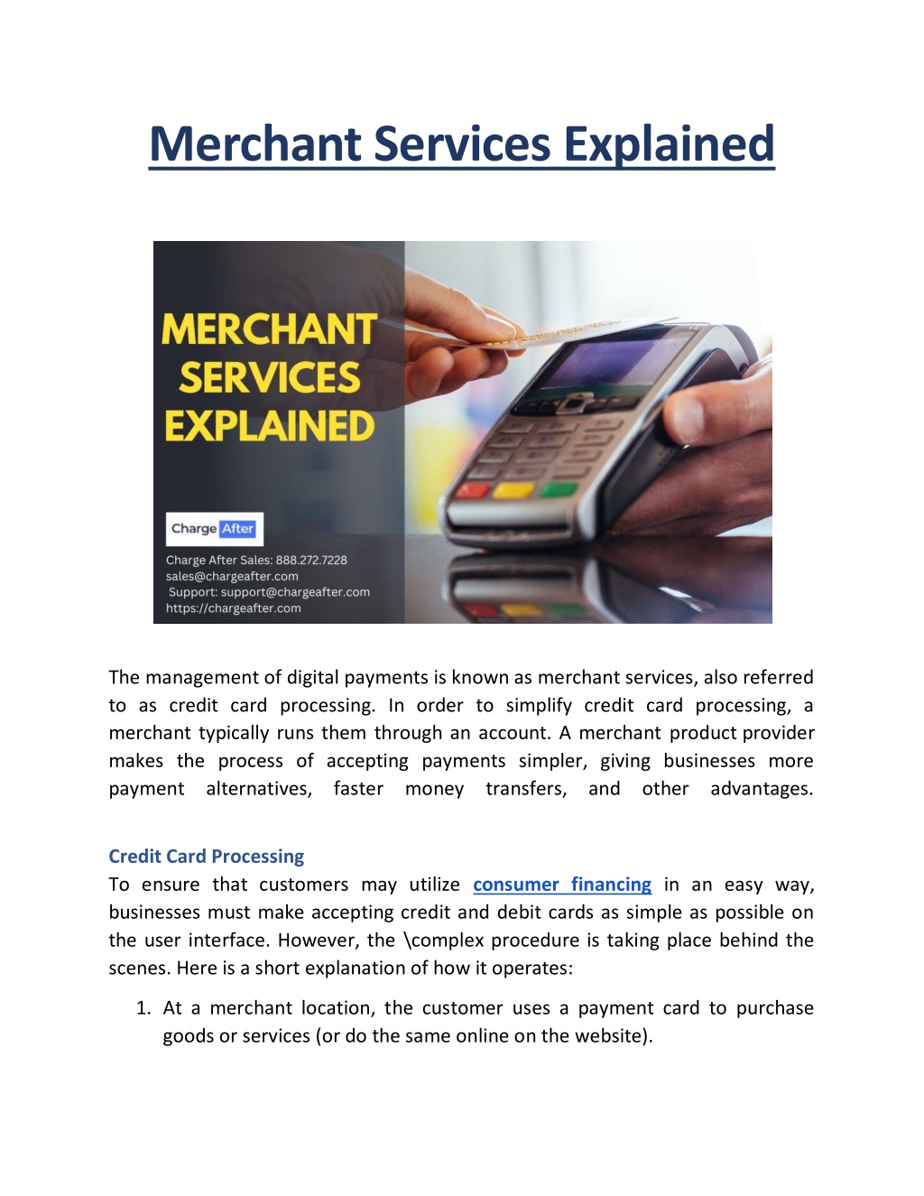 PPT - Merchant Services Explained PowerPoint Presentation, free ...