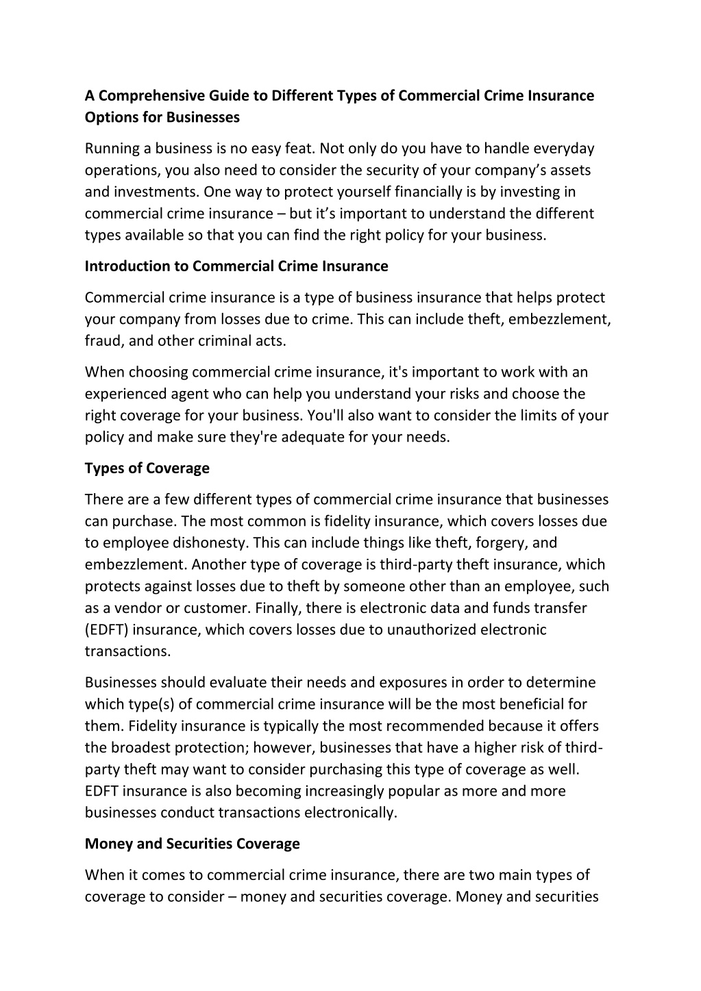 PPT - A Comprehensive Guide to Different Types of Commercial Crime ...