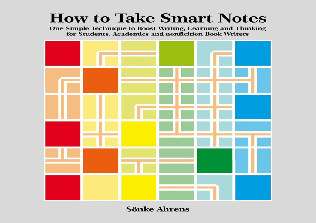 PPT - (PDF) How to Take Smart Notes: One Simple Technique to Boost ...