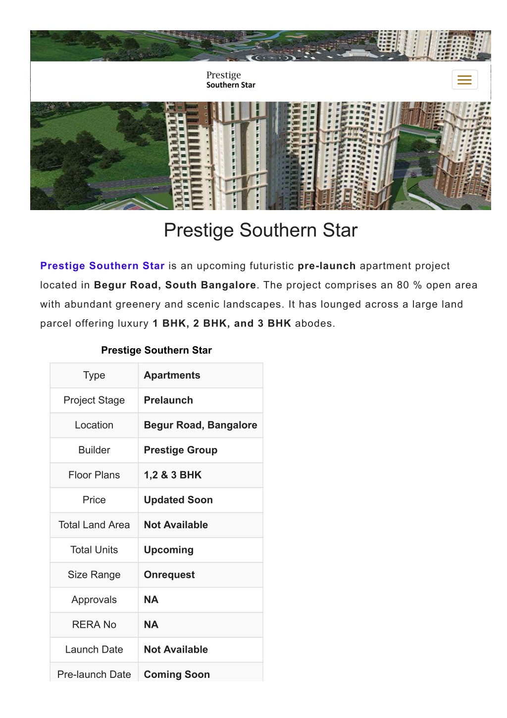 PPT - Prestige Southern Star PowerPoint Presentation, free download ...