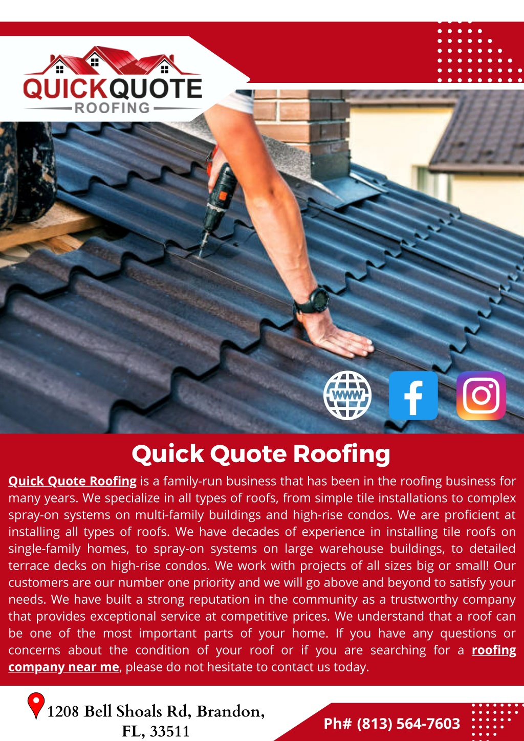 PPT - Quick Quote Roofing PowerPoint Presentation, free download - ID ...