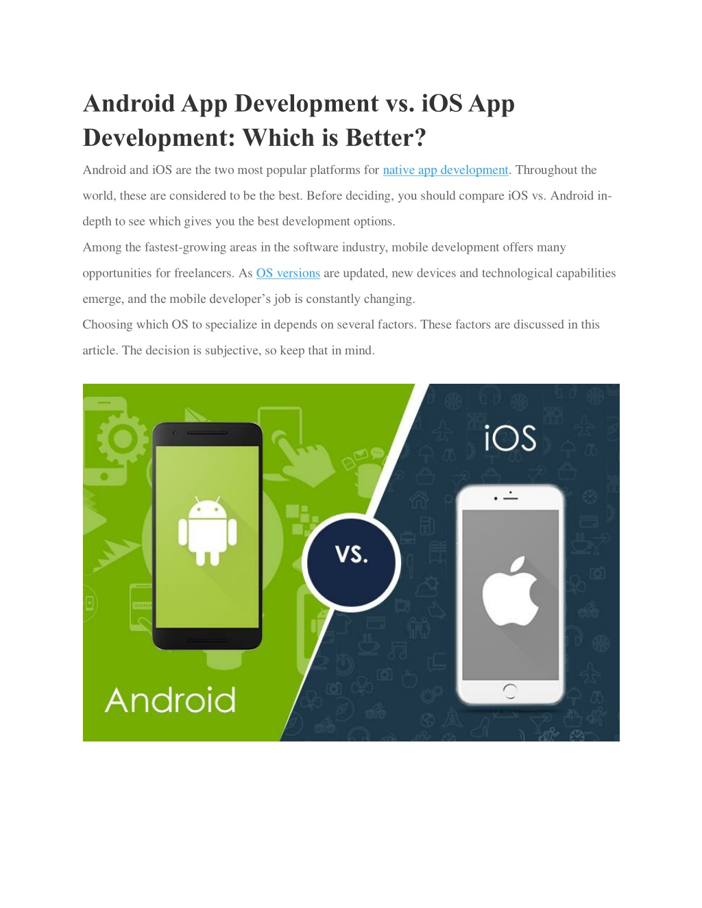 PPT - Android App Development vs. iOS App Development PowerPoint Presentation - ID:12023403