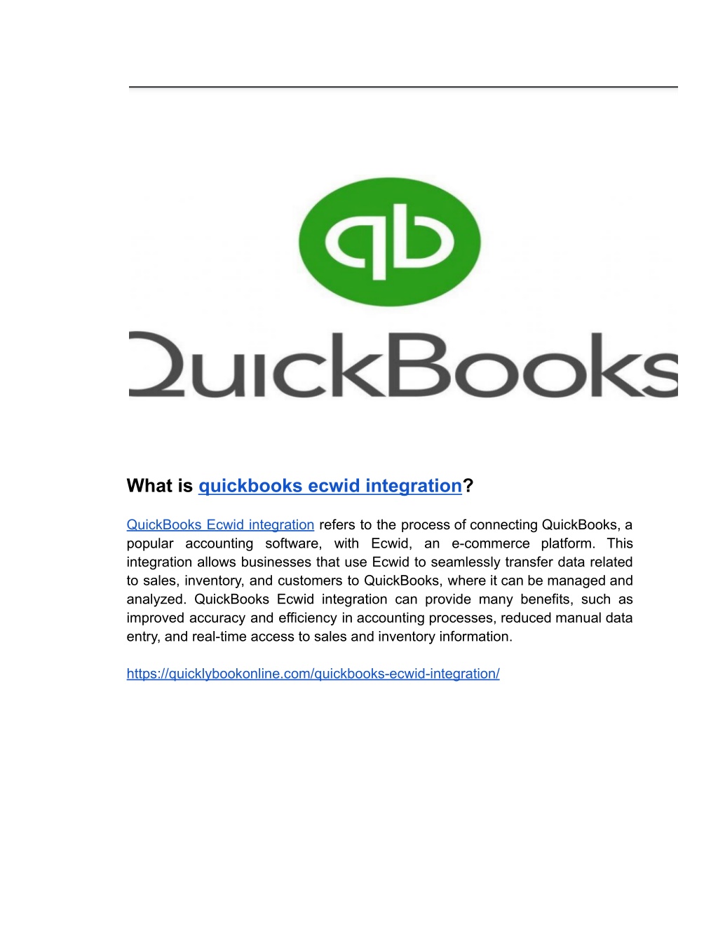 PPT - What is quickbooks ecwid integration (3) PowerPoint Presentation - ID:12029246