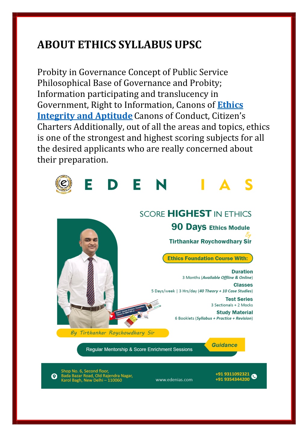 PPT - ABOUT ETHICS SYLLABUS UPSC PowerPoint Presentation, free download ...