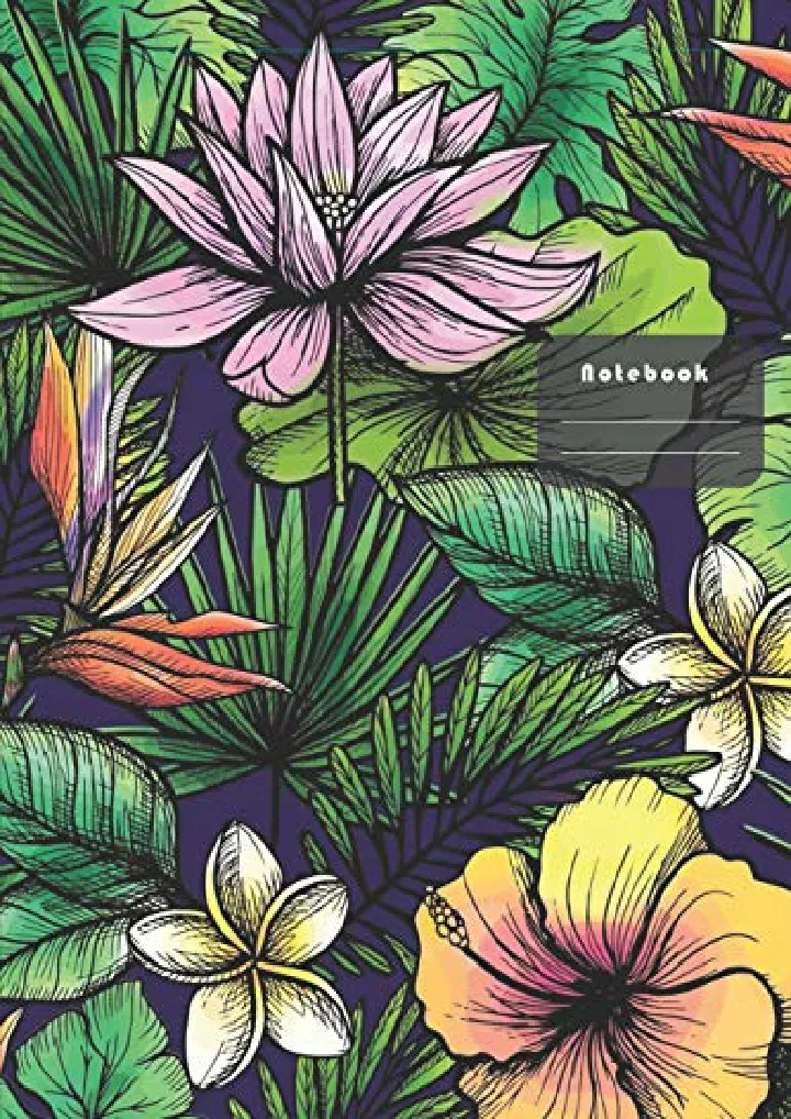 PPT - (PDF/DOWNLOAD) Notebook: Tropical Floral Design - Exercise ...