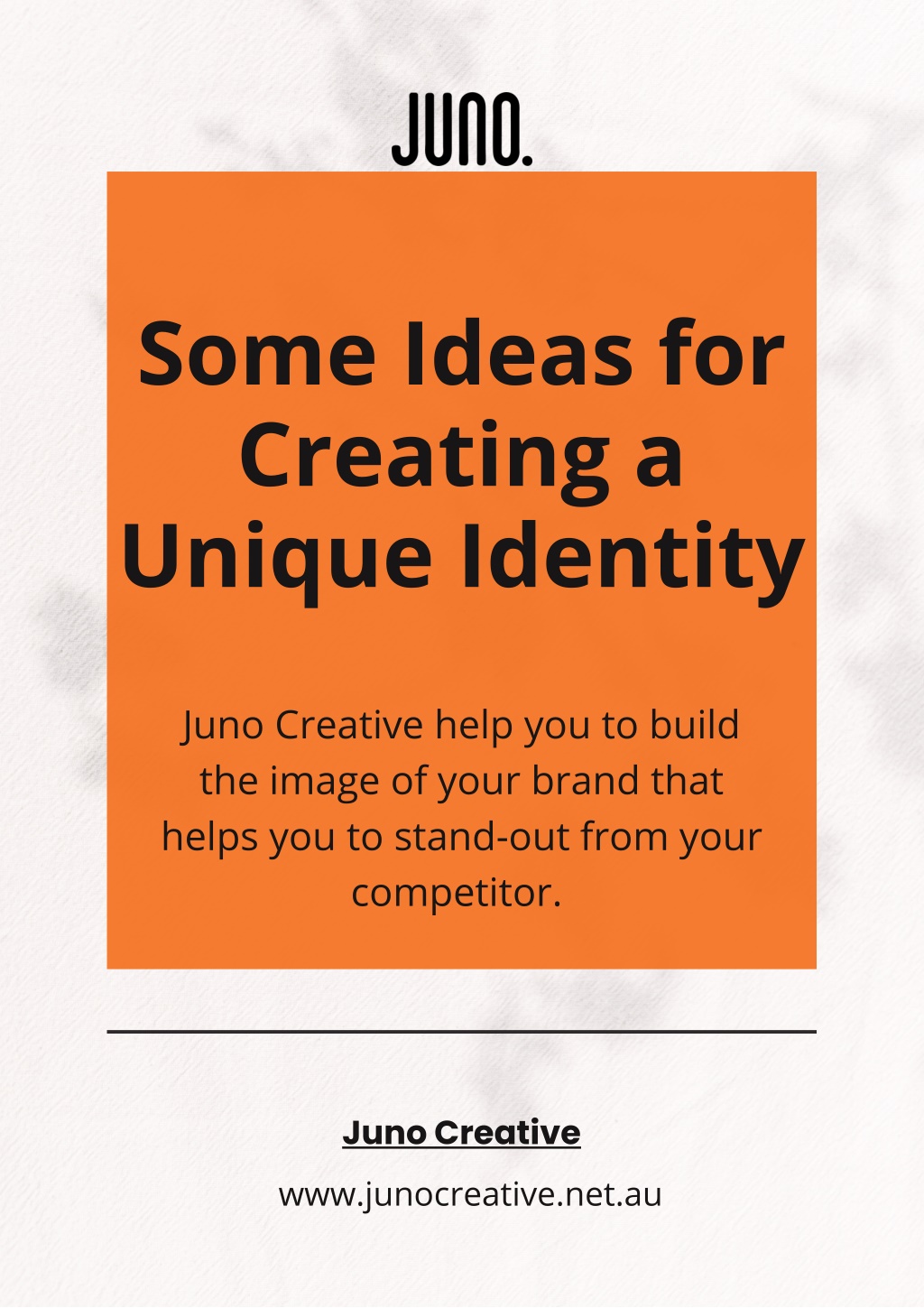 PPT - Some Ideas for Creating a Unique Identity PowerPoint Presentation ...