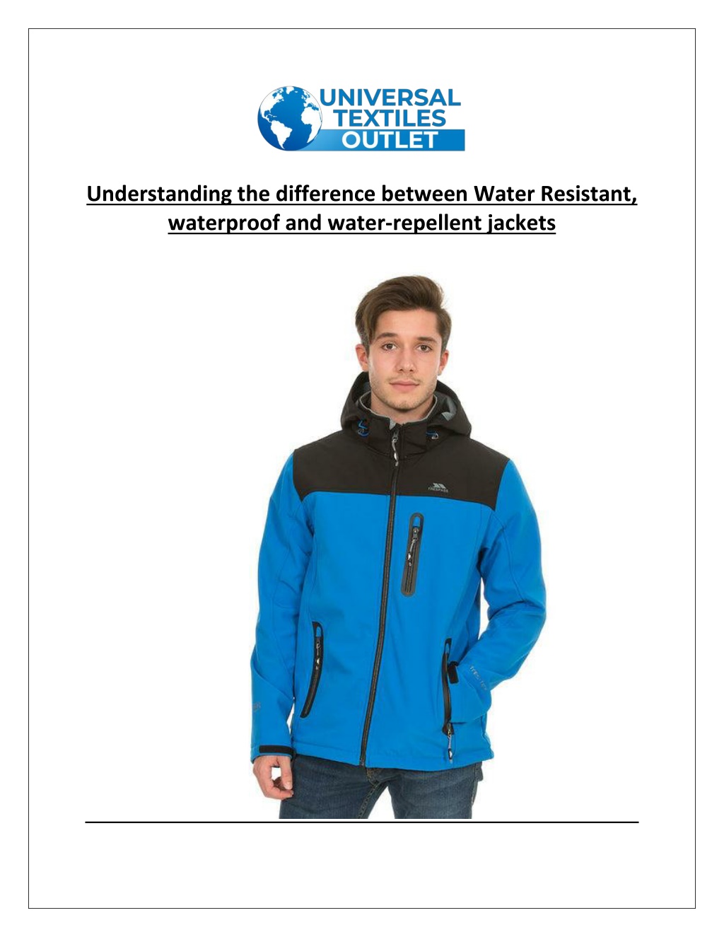 PPT - Understanding the difference between Water Resistant, waterproof ...