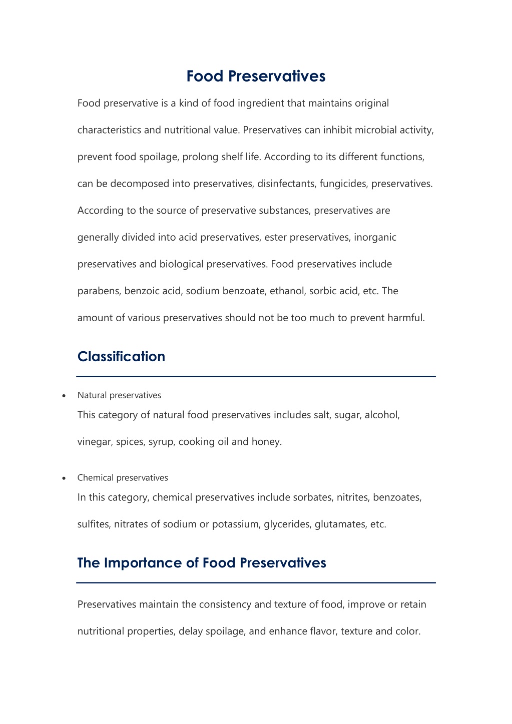 PPT - Food Preservatives PowerPoint Presentation, free download - ID ...