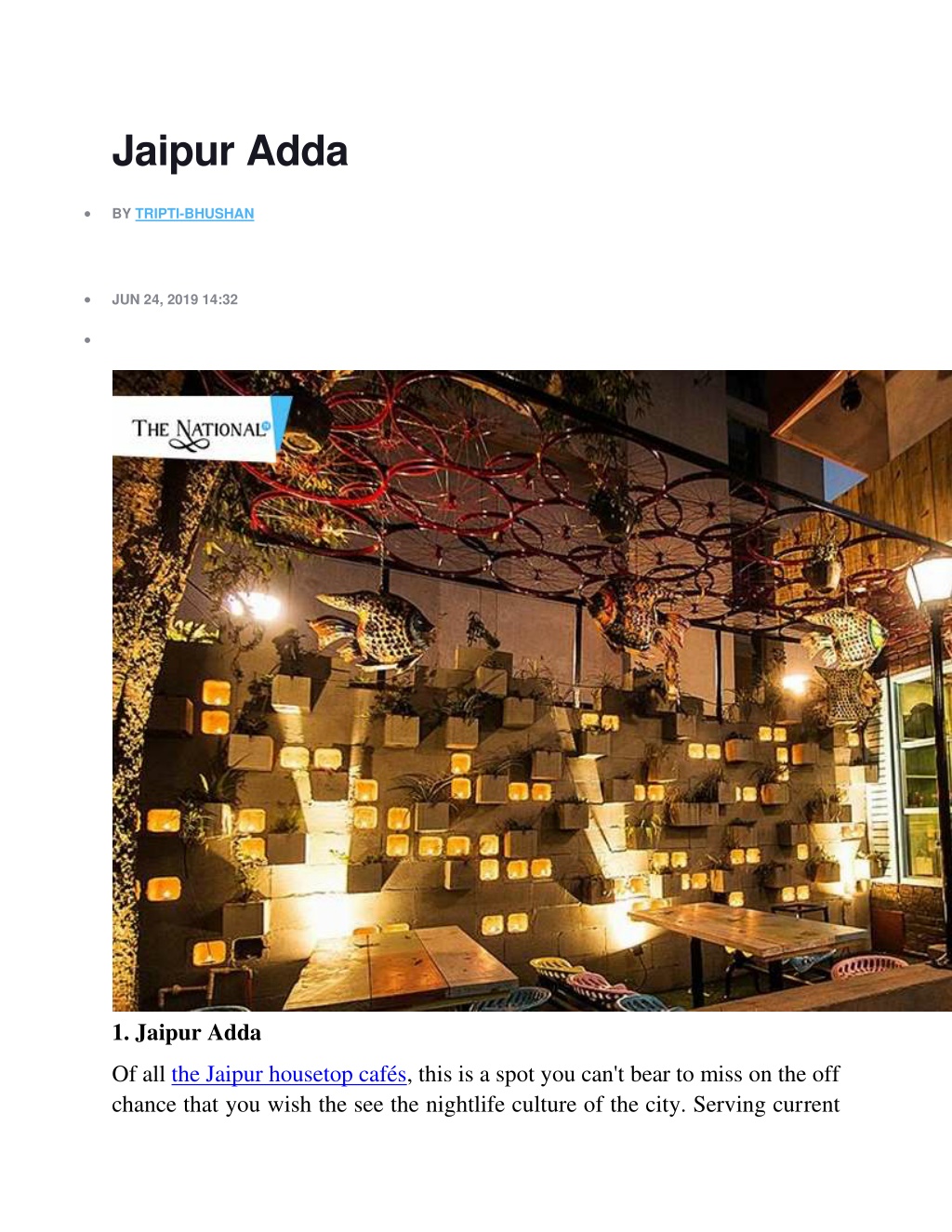 PPT - jaipur adda 1 PowerPoint Presentation, free download - ID:12038915