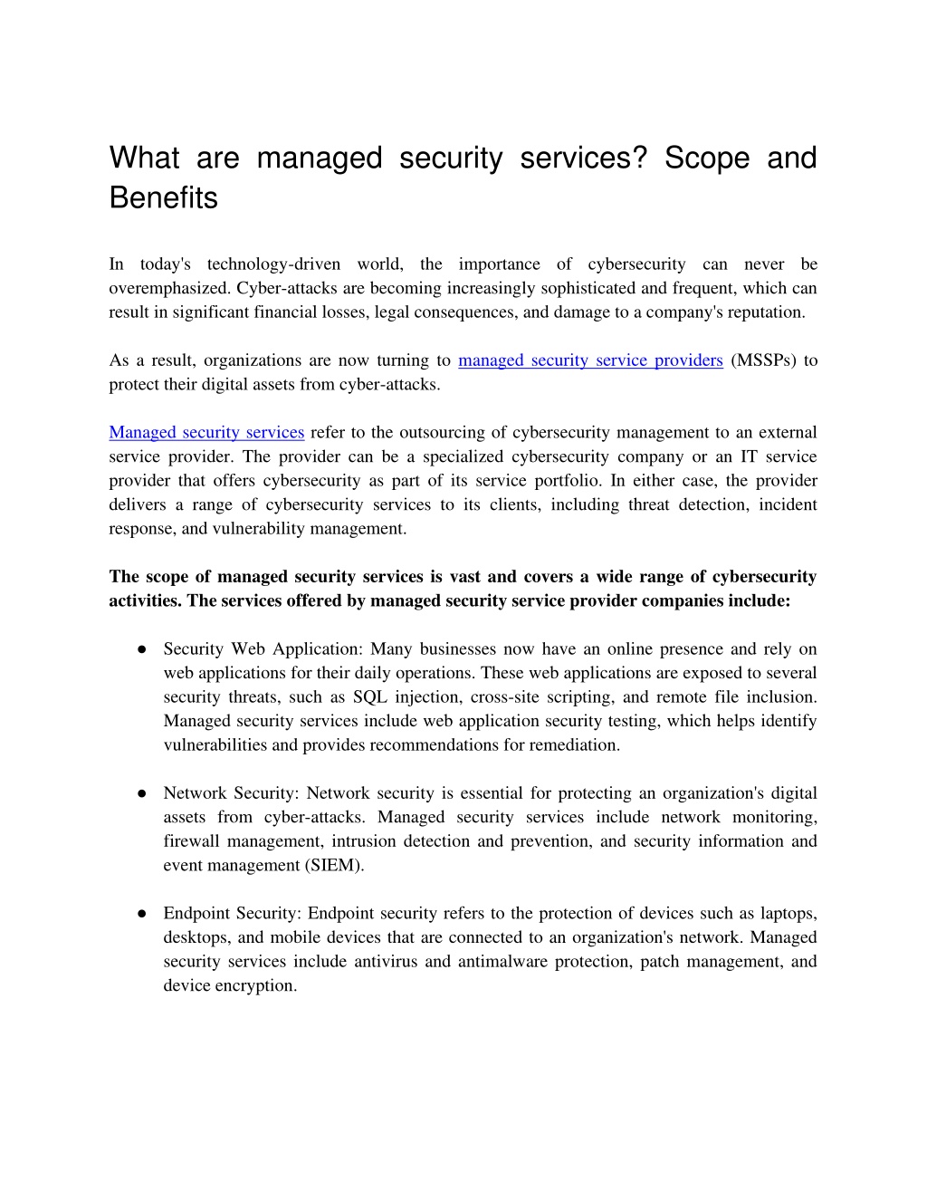 PPT - What are managed security services PowerPoint Presentation, free download - ID:12039772