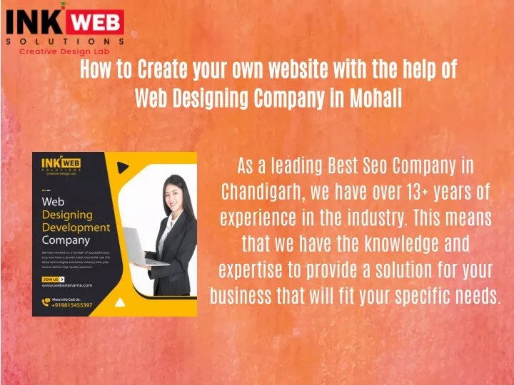 PPT - How to Create your own website with the help of Web Designing ...