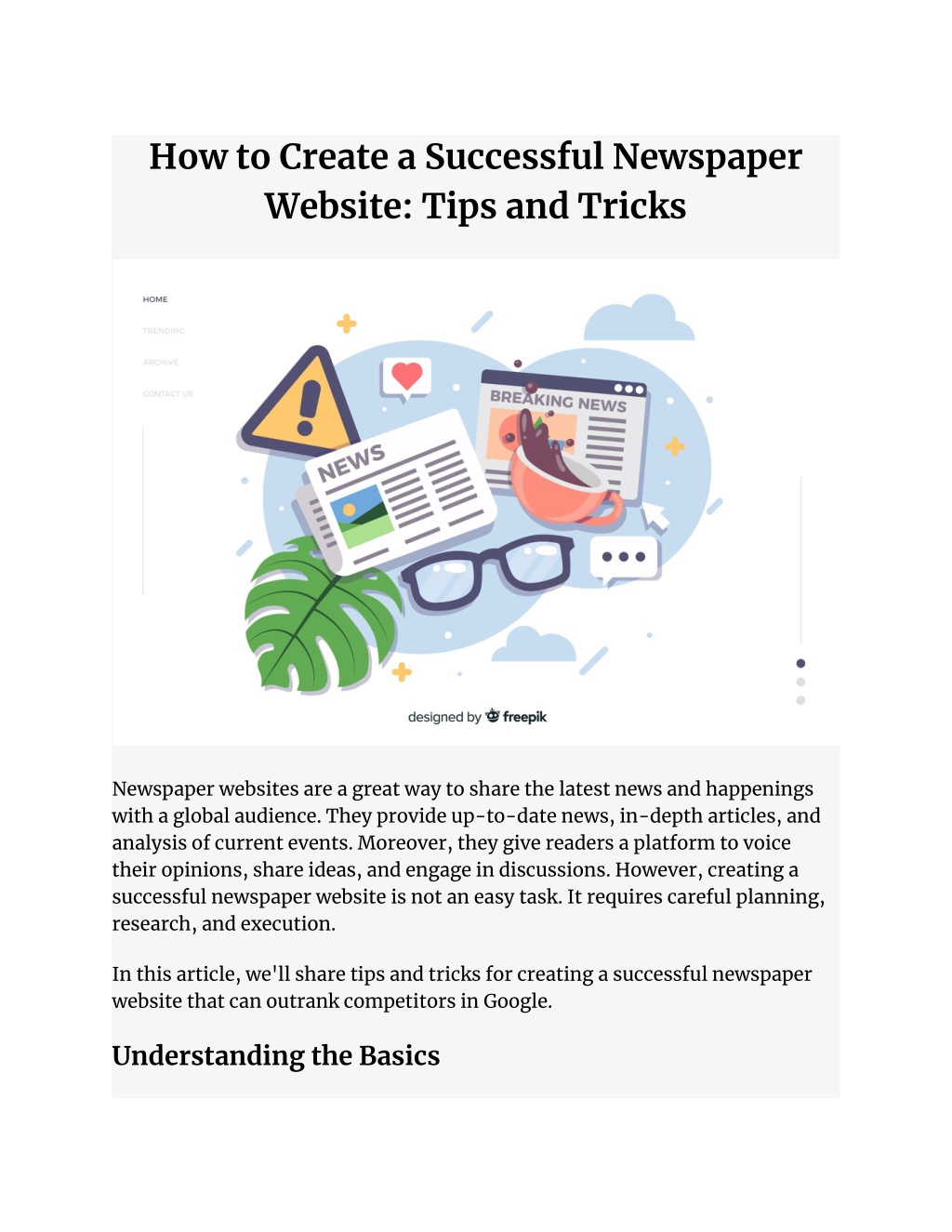 PPT - Create Successfull Newspaper Website PowerPoint Presentation ...