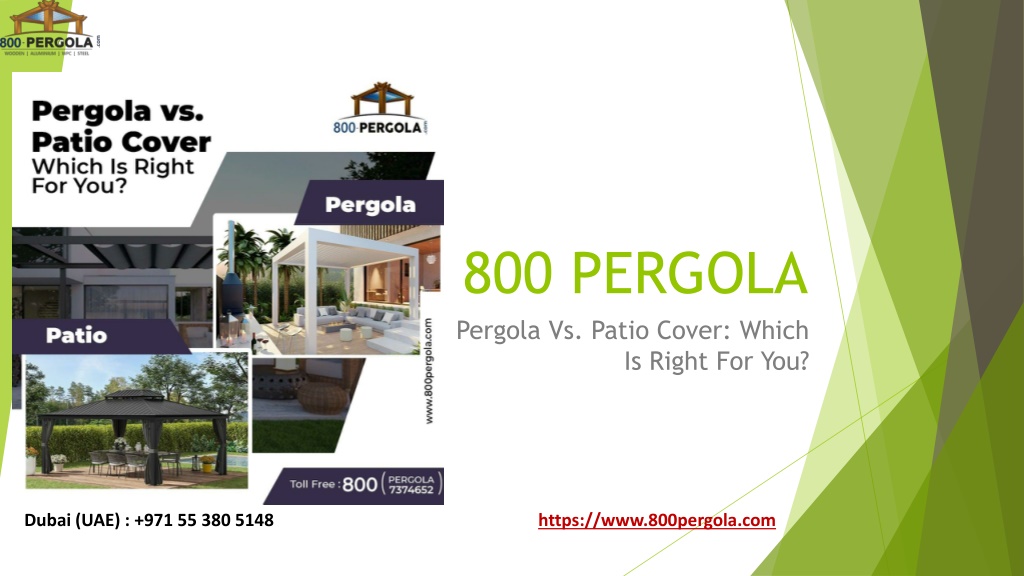 PPT - Pergola Vs. Patio Cover Which Is Right For You PowerPoint ...