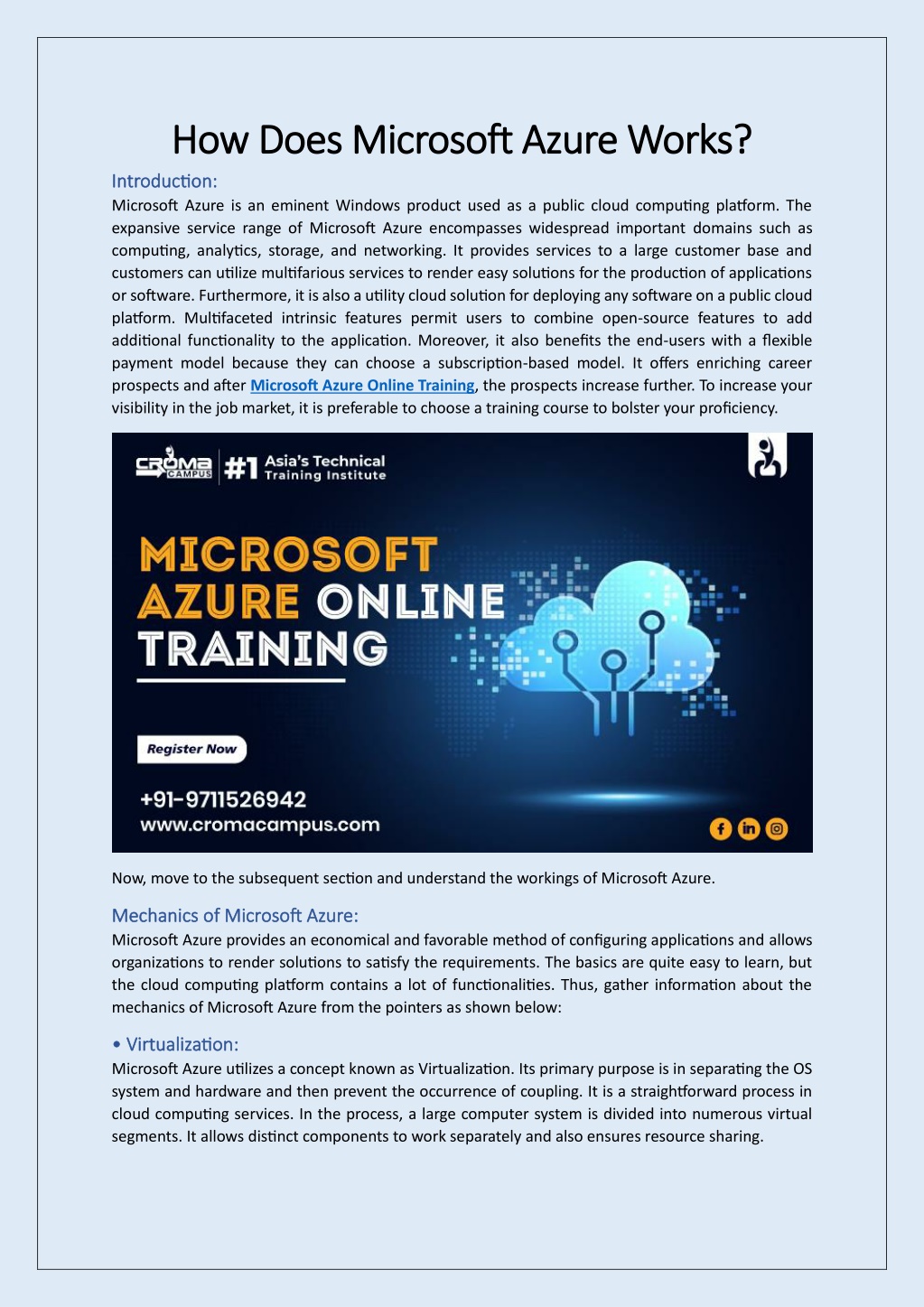 PPT - How Does Microsoft Azure Works PowerPoint Presentation, free ...