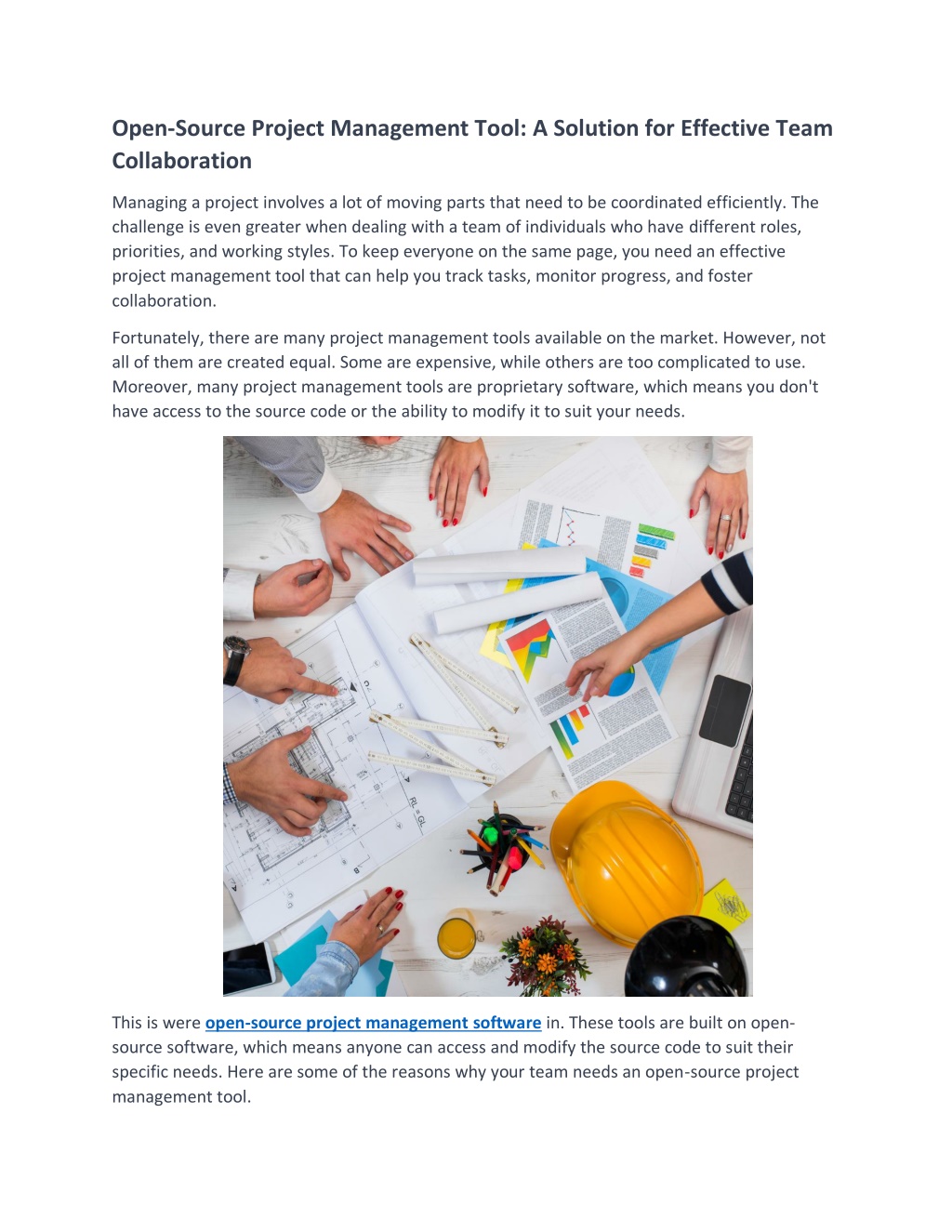 PPT - Open Source Project Management Tool A Solution for Effective Team Collaboration PowerPoint ...