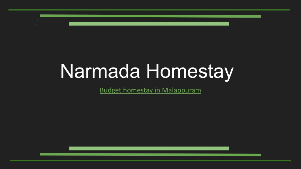 PPT - Narmada Homestay PowerPoint Presentation, free download - ID:12056779