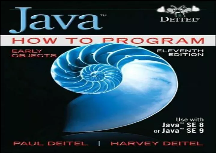 Ppt Download Java How To Program Early Objects Deitel How To Program Android Powerpoint
