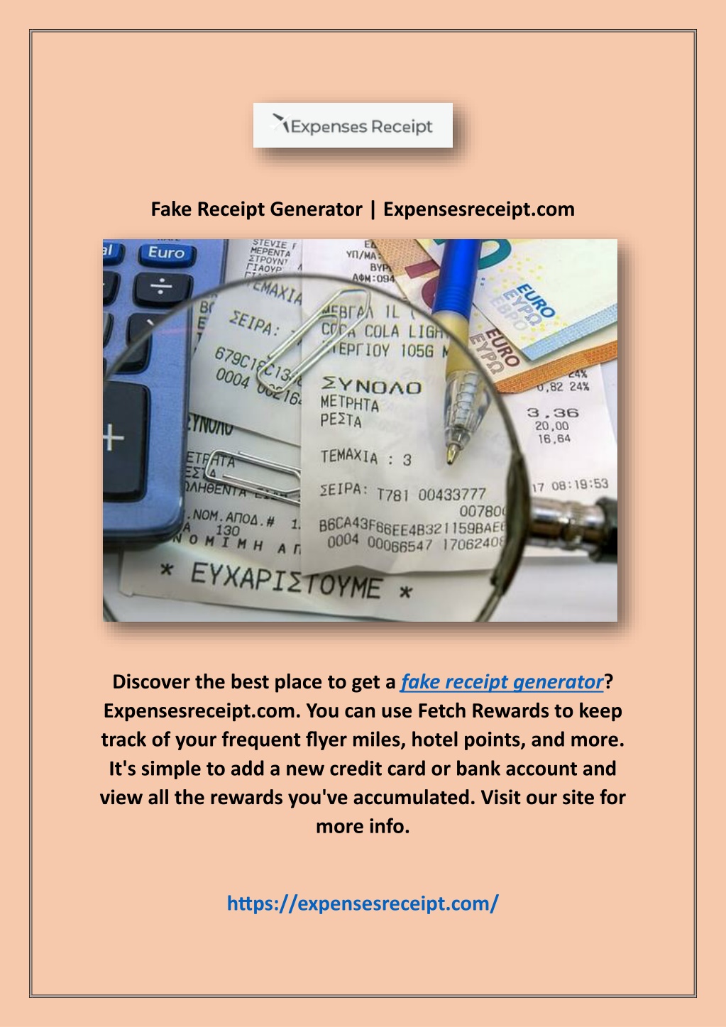PPT - Fake Receipt Generator | Expensesreceipt.com PowerPoint ...