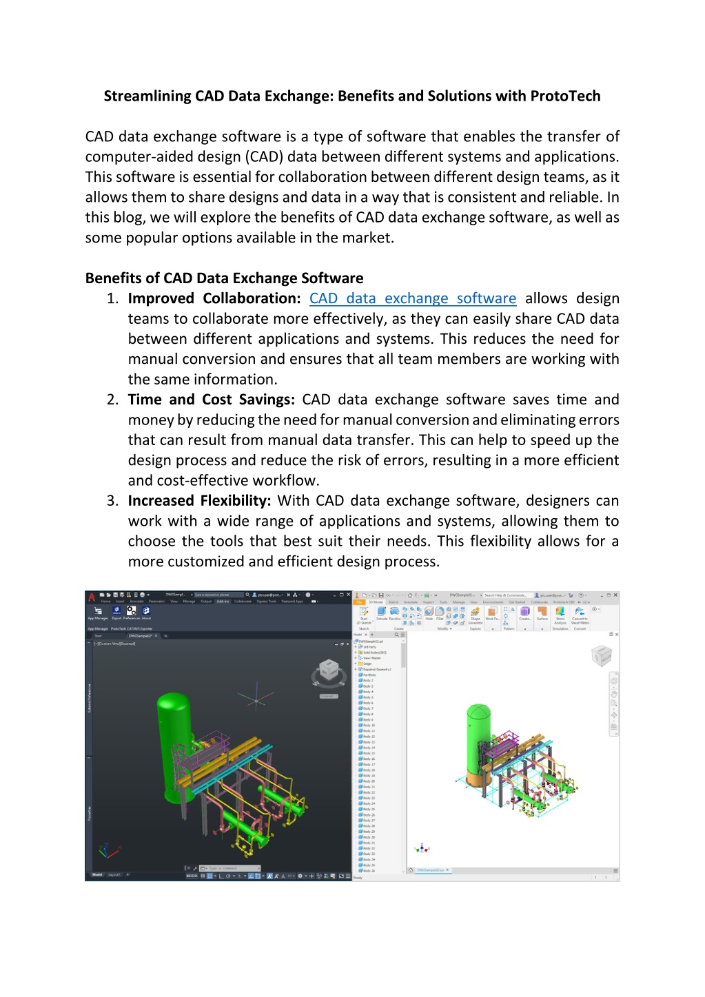 PPT - Streamlining CAD Data Exchange Benefits and Solutions with ...
